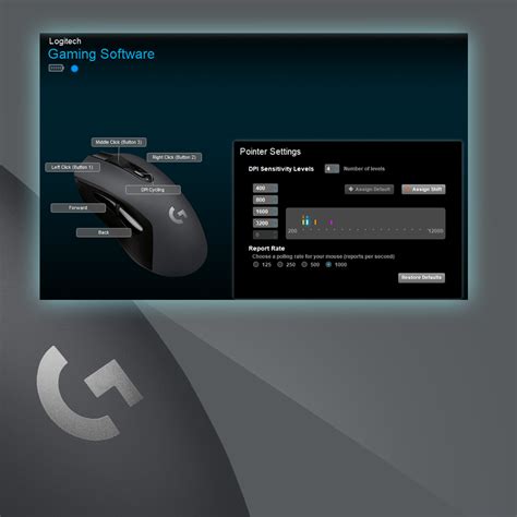 Logitech G603 Wireless Gaming Mouse Trådløs gamingmus med rask presisjon