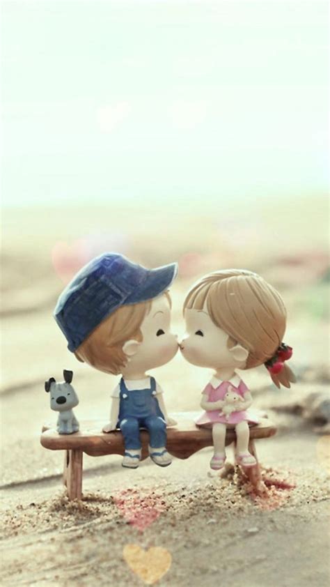 100 Cute Couple Cartoon Wallpapers