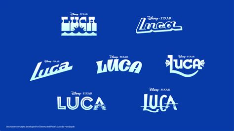 Disney And Pixars Luca Title Treatment Concepts On Behance