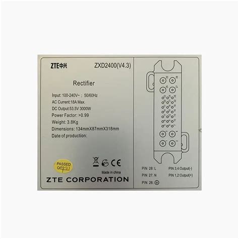 Zte Zxd2400 Rectifier Module V4 3 V4 2 Telecom Power Supply 48v3000w
