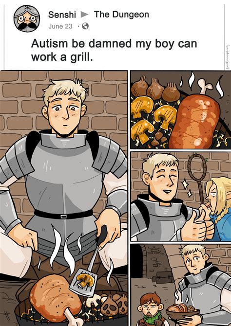 Hell Yea Man Flip That Mushroom Delicious In Dungeon Danjon Meshi Know Your Meme