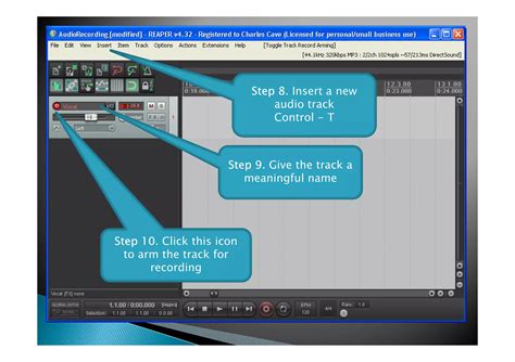 How To Record Voice Using Reaper PDF