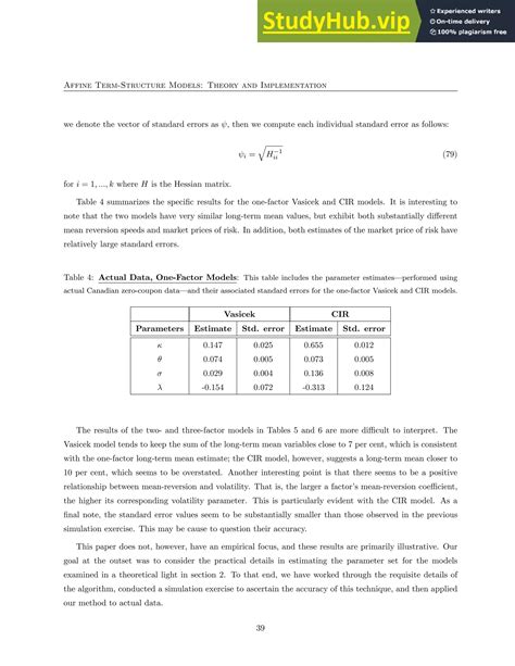 Affine Term Structure Models Theory And Implementation Pdf