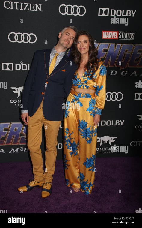 Sean Gunn Natasha Halevi 04 22 2019 The World Premiere Of Marvel