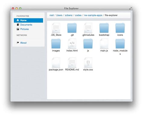 GitHub Otelnov File Explorer Electron Https Github Zcbenz Nw Sample Apps Tree Master