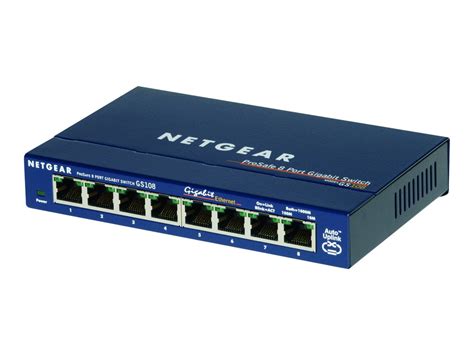 NETGEAR GS108 Switch 8 X 10 100 1000 Desktop Walmart Com