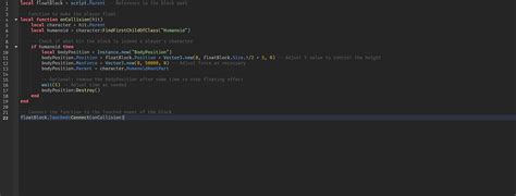 Player Floats In A Block Scripting Support Developer Forum Roblox