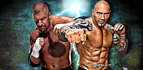 Wwe Batista Vs Triple H Wwe Hall Of Fame Lentrée De Batista à