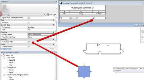 Filter In Place Families Autodesk Community