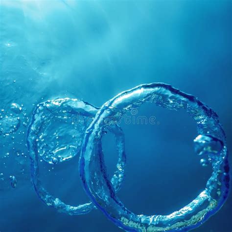 Bubble Ring Under Vatten Ring Bubbla Arkivfoto Bild Av Abstrakt Luft 165393636
