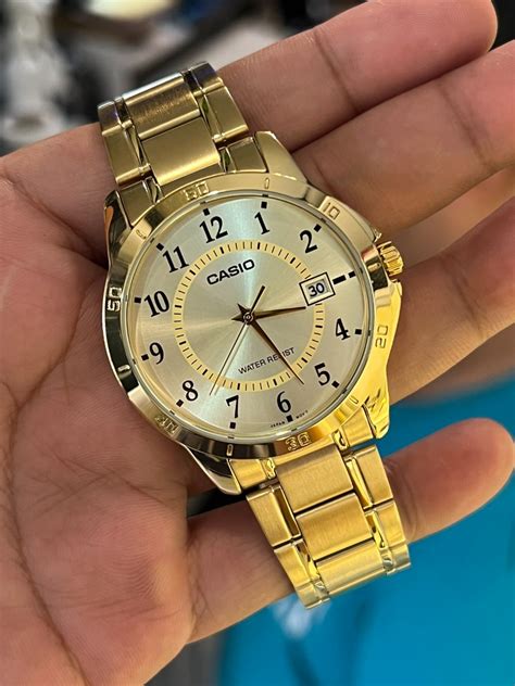 Casio Analog Stainless Steel Mens Watch Mtp V004g 9b Mens Fashion Watches And Accessories