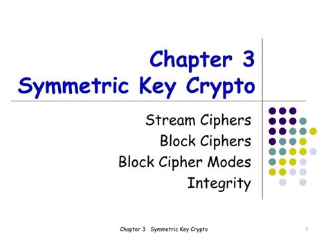 Ppt Chapter 3 Symmetric Key Crypto Powerpoint Presentation Free Download Id 4500604