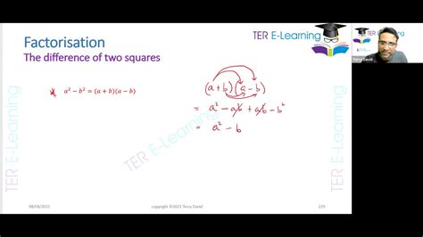 Csec Maths Factorising The Difference Of Two Squares Youtube