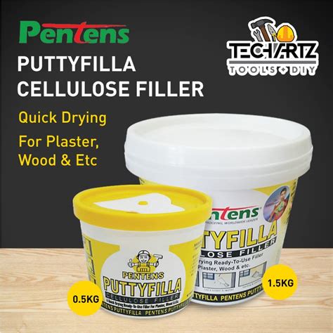 Putty Filla Cellulose Filler Wall Putty Filler 05 15kg Penampal