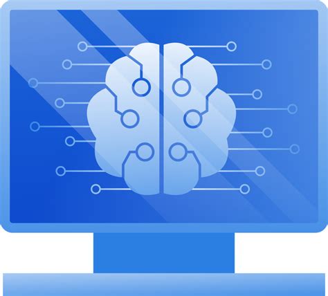 Artificial Intelligence Icon Element Design Illustration Ai Technology And Cyber Icon Element