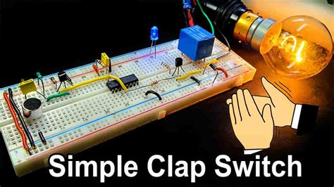 Clap Switch Circuit Using IC 4017 Electronics Projects 2025
