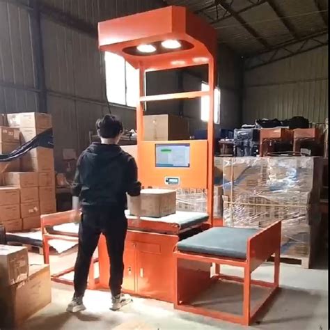 Express Logistics 16 Sorting Ports Automated Parcel Dws Dimension Weighing Scanning Belt Zigzag