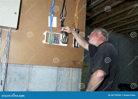 Cable Junction Box Stock Photo Image Of Cable Service