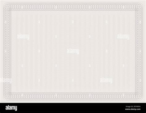 Blank Certificate Template In Shades Of Brown Stock Vector Image And Art
