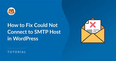 How To Fix Could Not Connect To SMTP Host In WordPress