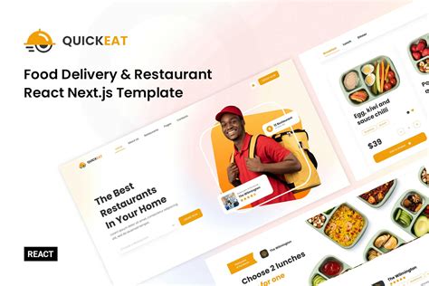 Quickeat Restaurant Food Delivery React Template