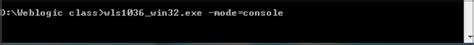 Installing Weblogic 1036 In Console Mode In Windows Machine