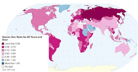Metanoodle World Sex Ratio Male Female As Babies And Seniors UPDATED
