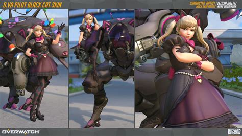Black Cat Dva Skin