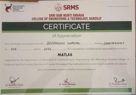 Matlabcertified Datascience Innovation Deepanshu Goriyal