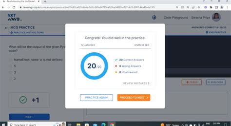 Day 100daysofcodechallenge Nextwave Ccbp Rahulattulurisir Swarna