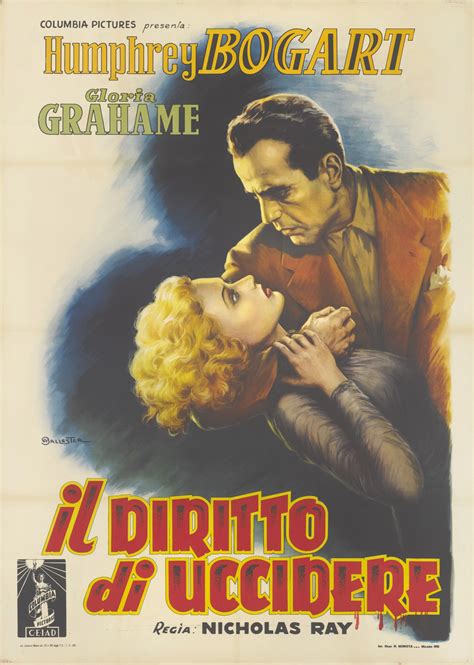 In A Lonely Place Il Diritto Di Uccidere 1950 Poster Italian