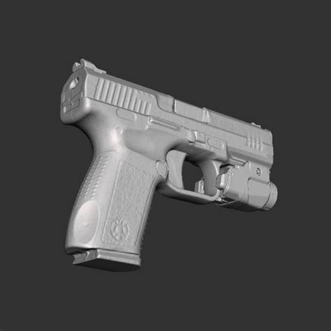 Stl File Canik Tp9 Sf Elite Streamlight Tlr 7 A Flex Real Size 3d Scan Gun Mold 🩻 ・3d Printable