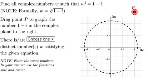 Find All Complex Numbers W Such That W I NOTE Chegg