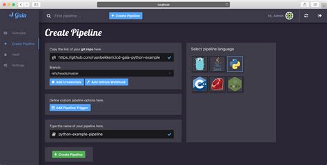 Github Ruanbekkercicd Gaia Python Example Gaia Cicd Python Example
