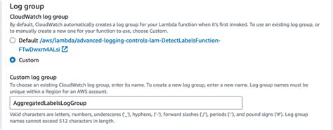 Apresentando Os Controles Avançados De Logging Para Funções Do Aws Lambda O Blog Da Aws