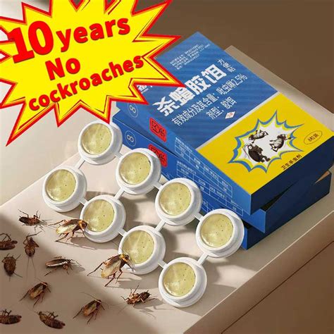8pcs Cockcroach Eliminator Products Killer Cockroach Traps Killer