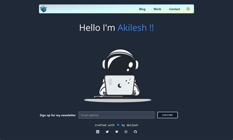 akilesh s on linkedin akilesh io