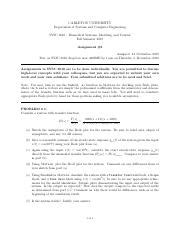 Sysc Ass Pdf Carleton University Department Of Systems And