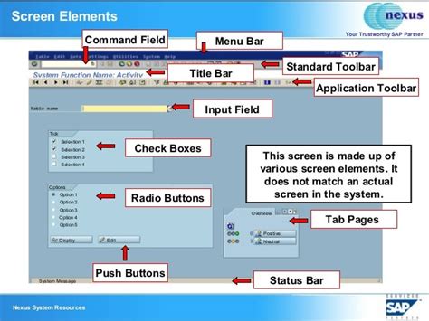 Sap System Navigation For Beginer
