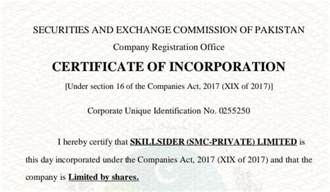 Fbr Register Certificate