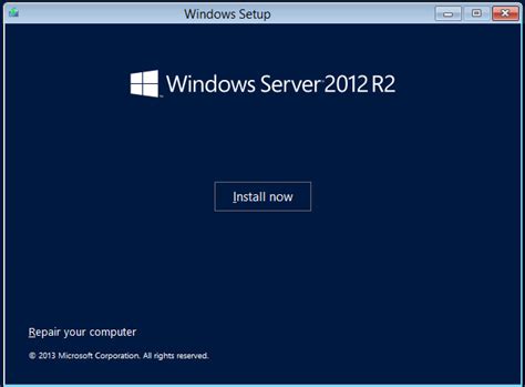 How To Install Windows Server R