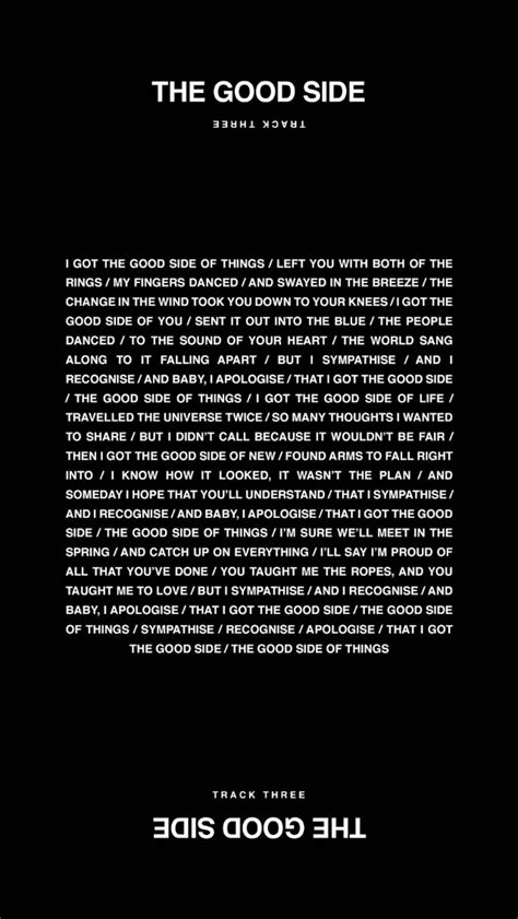 All Things Troye — The Good Side Lyrics Sheet Pretty Sure Hes