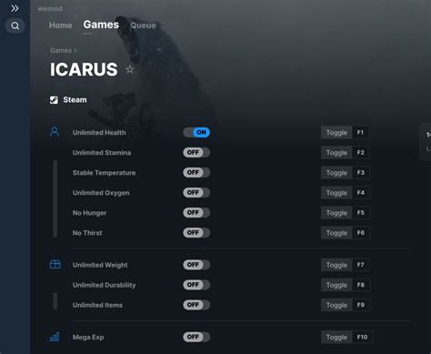 Icarus Trainer Latest Version