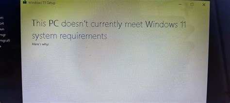 This Pc Doesnt Currently Meet Windows 11 System Requirements Heres