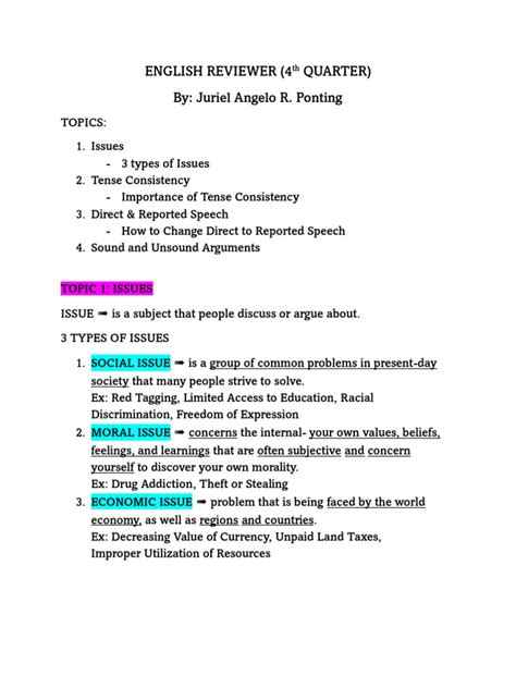 English Q4 Reviewer 1 Pdf