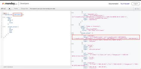 Get Subitem Values Through Api Monday Apps And Developers Monday