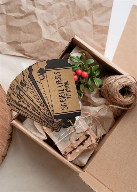 Bible Keychain 50 Bible Verses To Know Metal Bible Key Ring Double