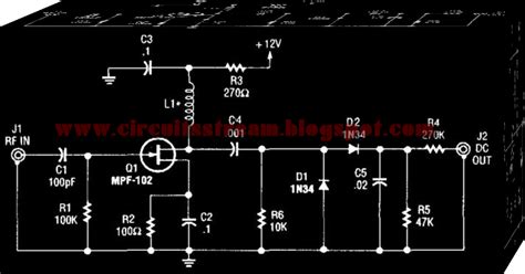 Digital Active Rf Detector Probe Circuit Diagram Electronic Circuit Diagrams Schematics