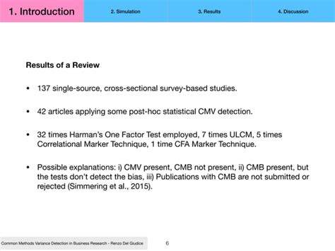 Common Method Variance Detection In Business Research Pdf Business