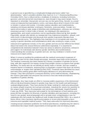 Understanding The Complexity Of Gender And Sex The Importance Course Hero